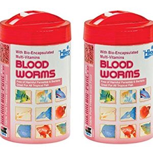 Hikari Bio-Pure Freeze Dried Blood Worms for Pets, 0.42 oz(12 g) - 2 Pack