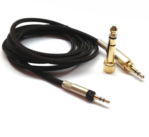 NewFantasia Replacement Upgrade Cable for Audio Technica ATH-M50x, ATH-M40x, ATH-M70x Headphones 1.2meters/4feet