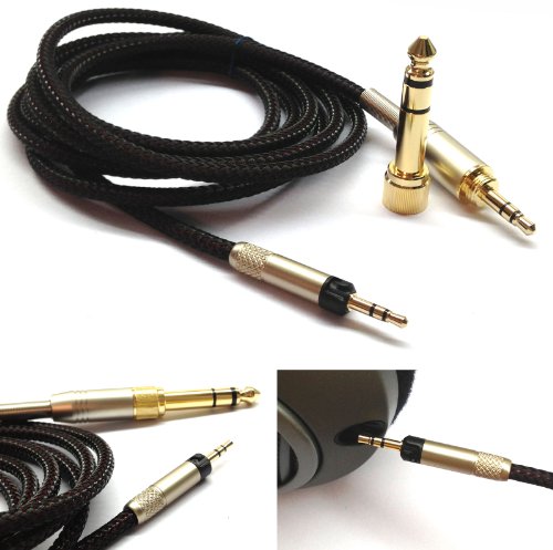 NewFantasia Replacement Upgrade Cable for Audio Technica ATH-M50x, ATH-M40x, ATH-M70x Headphones 1.2meters/4feet