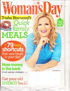 woman's day magazine september 2014 trisha yearwood