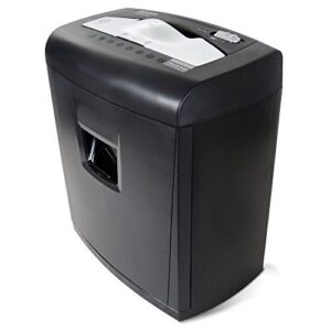 aurora au840xa professional 8 sheet cross-cut shredder with pullout basket