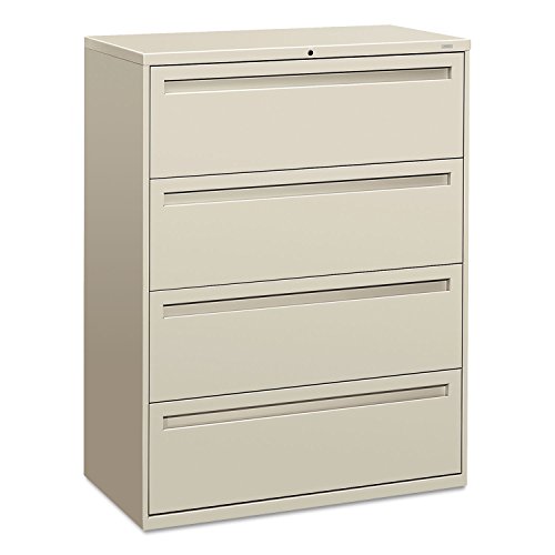 HON 794LQ 700 Series Four-Drawer Lateral File, 42w x 19-1/4d, Light Gray