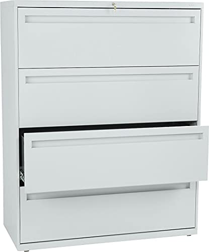 HON 794LQ 700 Series Four-Drawer Lateral File, 42w x 19-1/4d, Light Gray