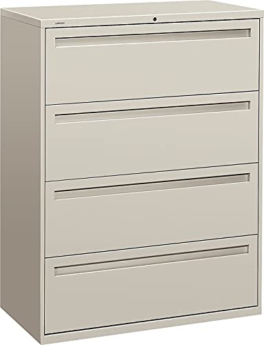 HON 794LQ 700 Series Four-Drawer Lateral File, 42w x 19-1/4d, Light Gray