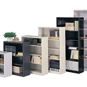 Hon S72abcs Metal Bookcase, Five-Shelf, 34-1/2W X 12-5/8D X 71H, Charcoal