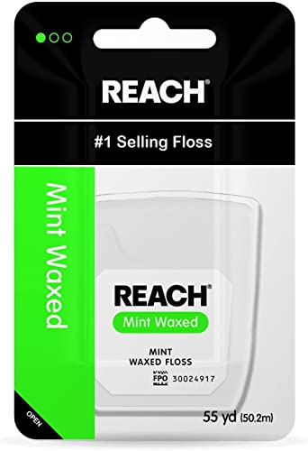 Reach Mint Waxed Dental Floss 55 Yd (Pack of 5)