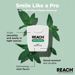 Reach Mint Waxed Dental Floss 55 Yd (Pack of 5)