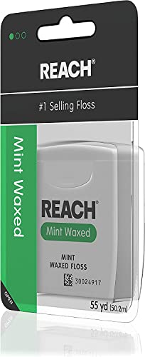 Reach Mint Waxed Dental Floss 55 Yd (Pack of 5)