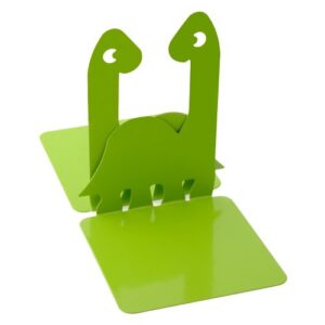 Artkingdome Cute Dinosaur Bookends for Kids Book Ends Books Holder Racks Stand Desk School Liberary Bookends Decorative 1Pair Green