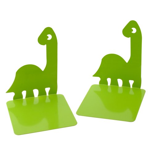 Artkingdome Cute Dinosaur Bookends for Kids Book Ends Books Holder Racks Stand Desk School Liberary Bookends Decorative 1Pair Green