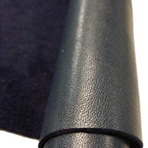 REED Leather HIDES - Cow Skins for Arts & Crafts (8 inches X 11 Inches, Black)