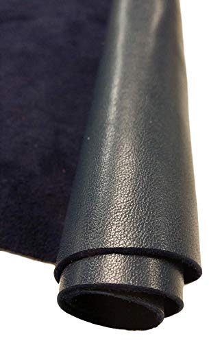 REED Leather HIDES - Cow Skins for Arts & Crafts (8 inches X 11 Inches, Black)