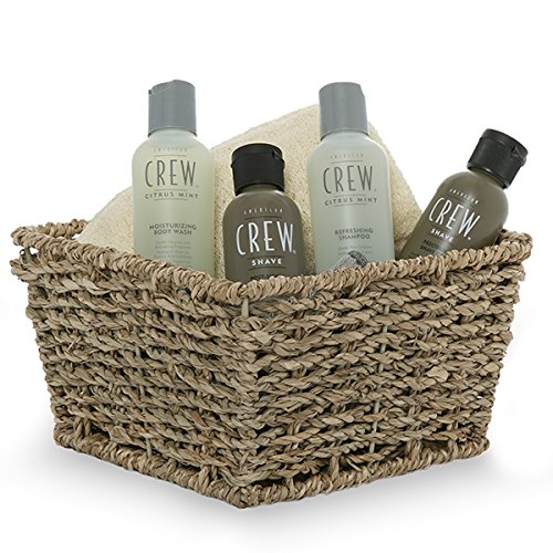 The Lucky Clover Trading Sea Grass Square Utility, Small Basket, Natural