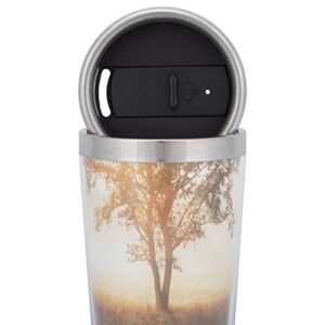 Dicksons Pastor Nature Scene 16 Oz. Stainless Steel Insulated Travel Mug with Lid