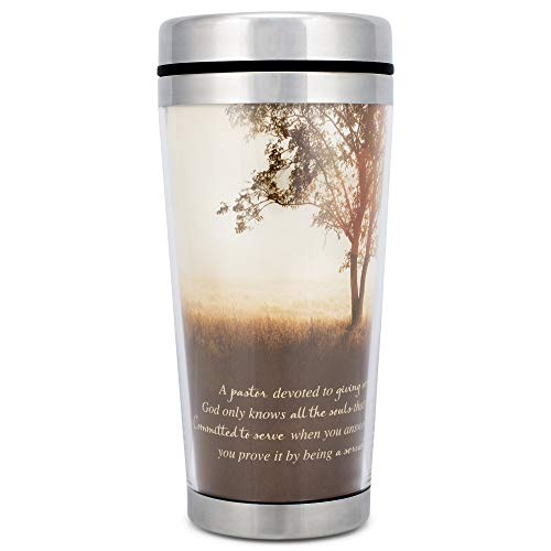 Dicksons Pastor Nature Scene 16 Oz. Stainless Steel Insulated Travel Mug with Lid