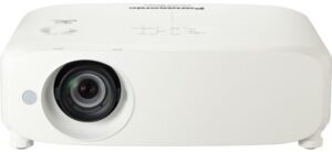 panasonic pt-vx600u portable lcd projector, 5500 ansi lumens, xga 1024 x 768 native resolution, contrast ratio of 10000:1, 4:3 aspect ratio, multiple input options including hdmi