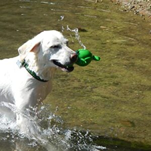 Cycle Dog Small Fuchsia 3-Play Turtle Dog Toy with Ecolast Recycled Material - Tough & Sustainable Chew Toy for Dogs & Puppies/Treat Dispenser/Floats Above Water/Indestructible for Aggressive Chewers