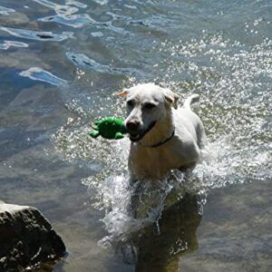 Cycle Dog Small Fuchsia 3-Play Turtle Dog Toy with Ecolast Recycled Material - Tough & Sustainable Chew Toy for Dogs & Puppies/Treat Dispenser/Floats Above Water/Indestructible for Aggressive Chewers