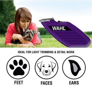 WAHL Professional Animal Pocket Pro Equine Compact Horse Trimmer and Grooming Kit, Purple (#9861-930)