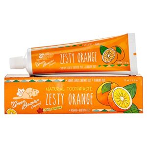 green beaver natural toothpaste zesty orange - 2.5 fl oz