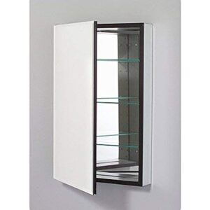 Robern MC2030D4FPL M-Series Mirror Cabinet with Plain Edge Door, Silver