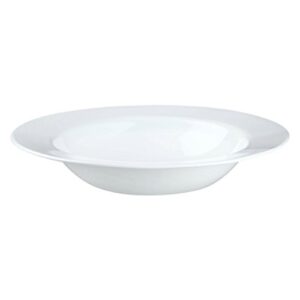 corelle impressions 28oz/828ml wide rim entree bowl 4 pack winter frostwhite 1116226