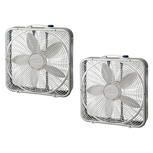 Lasko 3733 Box Fan, 3-Speed, 20-Inch, White