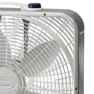 Lasko 3733 Box Fan, 3-Speed, 20-Inch, White