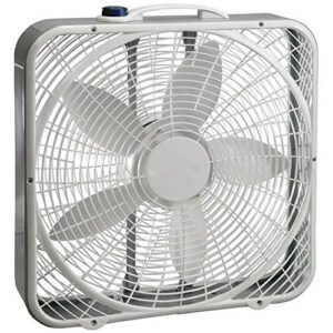 Lasko 3733 Box Fan, 3-Speed, 20-Inch, White