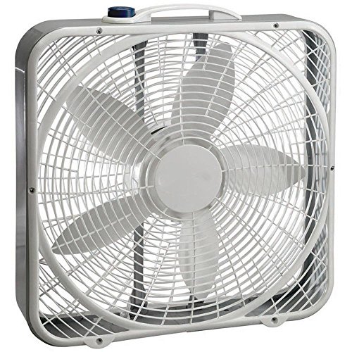 Lasko 3733 Box Fan, 3-Speed, 20-Inch, White