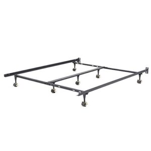 classic brands hercules universal heavy-duty metal bed frame | adjustable width fits twin, twin xl, full, queen, king, california king