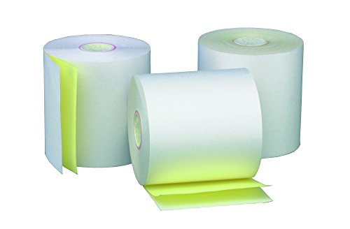 PM Company Cash Register Two-Ply Carbonless Rolls, 2-1/4 x 90 Feet, 50 Rolls per Carton (07854)