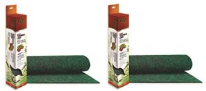 (2 pack) zilla reptile terrarium bedding substrate liner, green - 20 gallon