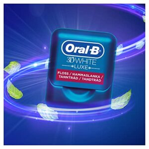 Oral-B 3DWhite Luxe - Dental Floss, Radiant Mint, 35 Metres