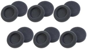 plantronics 15729-05 replacement foam ear cushion (6-pair), black for use with h51, h51n, h61, h61n, h91, h91n, h101, h101n, sp04, sp05, plx400 and plx500 headsets