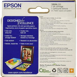 Epson DURABrite Ultra 252XL Ink Cartridge - Cyan T252XL220