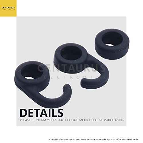 New 3pcs Gel Ear Bud Earbuds tip + 2pcs Ear Hook Loop earhooks Replacement for Jabra EASYCALL EASYGO Clear USA Cell Phones Parts