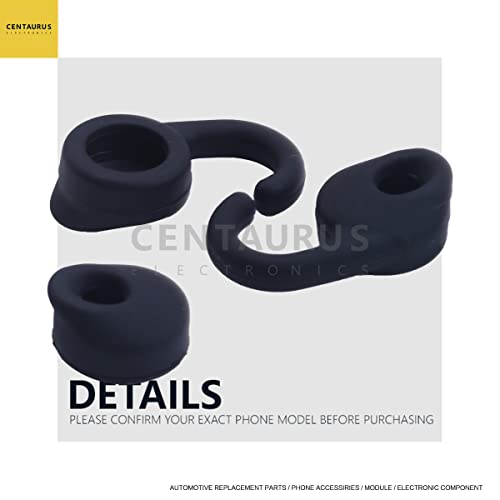 New 3pcs Gel Ear Bud Earbuds tip + 2pcs Ear Hook Loop earhooks Replacement for Jabra EASYCALL EASYGO Clear USA Cell Phones Parts