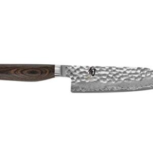 Shun TDM0727 Premier Santoku Knife, 5-1/2-Inch