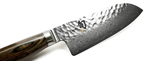 Shun TDM0727 Premier Santoku Knife, 5-1/2-Inch