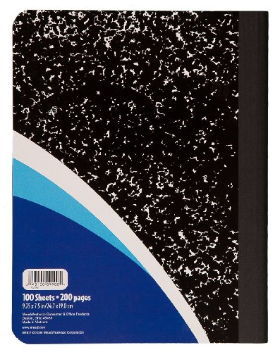 Mead Primary Composition Book, Ruled, 100 Sheets/200 Pages (09902), 6 Notebooks