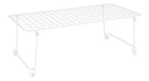 closetmaid stack and hang white stainless steel shelf