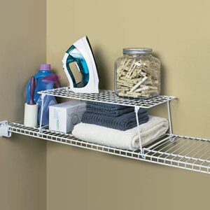 ClosetMaid Stack and Hang White Stainless Steel Shelf