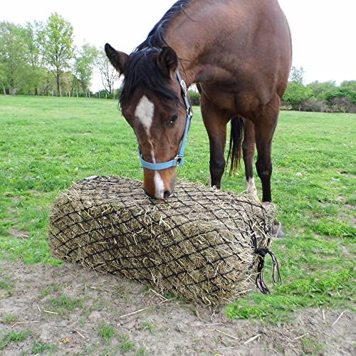 Derby Originals 90" X-Large Slow Feed Hay Bale Net Holds 1-2 Full Bales of Hay for Horses and Goats