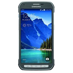 samsung galaxy s5 active g870a 16gb unlocked gsm extremely durable smartphone w/ 16mp camera - titanium gray