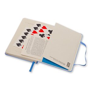 Moleskine Limited Edition Alice in Wonderland Notebook, Hard Cover, Pocket (3.5" x 5.5") Plain/Blank, Powder Blue, 192 Pages