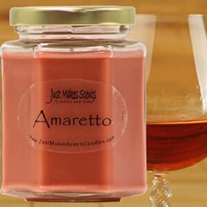 Amaretto Scented Blended Soy Candle by Just Makes Scents