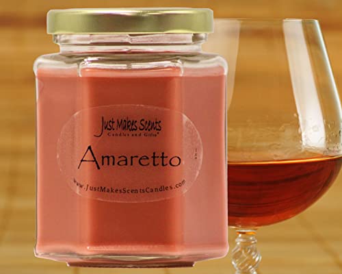 Amaretto Scented Blended Soy Candle by Just Makes Scents