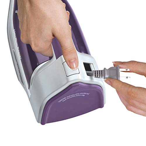 Hamilton Beach Durathon Digital Retractable Cord Iron, Purple