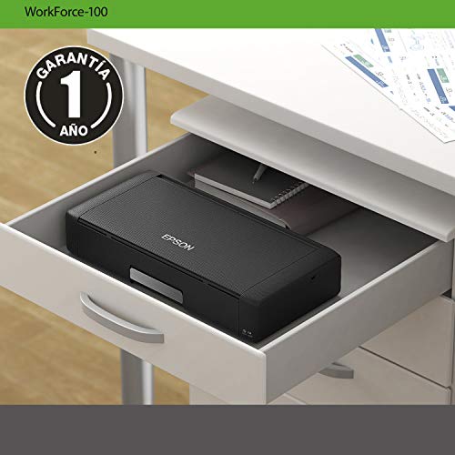 Epson Workforce WF-100 Wireless Color Mobile Printer, Amazon Dash Replenishment Ready